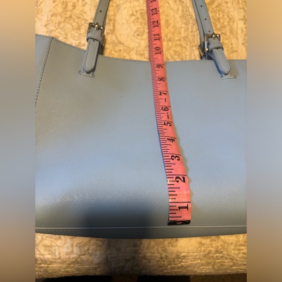 Tory Burch | Bags | Light Blue Tory Burch Saffiano Leather | Poshmark